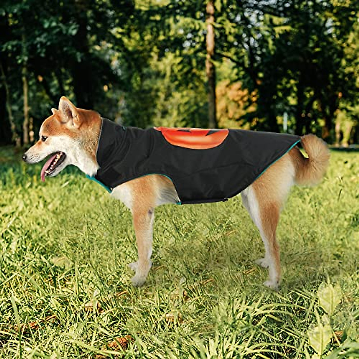 Dog Halloween Costumes for Large Medium Small Dogs, Reversible Waterproof Dog Clothes for Christmas, Cold Weather Coat Windproof, Anxiety Dog Vest for Outdoor Winter