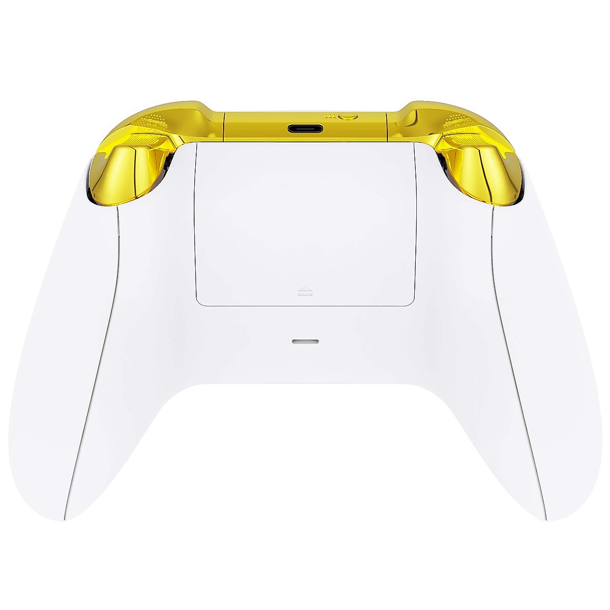 eXtremeRate Replacement Buttons for Xbox Core Wireless Controller, Chrome Gold Glossy Custom LB RB LT RT Bumpers Trigers Dpad ABXY Start Back Sync Share Keys Parts for Xbox Series X & S Controller
