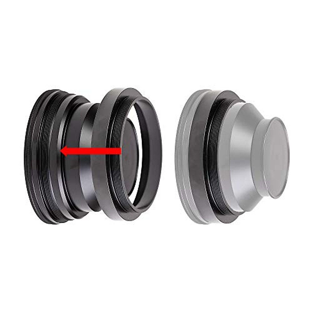 Cloudray F-Theta Lens Adjust Mount Male Thread Height 34mm for Thread M85 M79 Fiber Laser Marking Machine