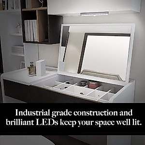 HOKOILN Motion Sensor Closet Lights, 10 LED Motion Sensor Lights, Stick-on Anywhere Battery Operated Night Light Bar, Safe Lights for Closet Cabinet Wardrobe Stairs, 3 Pack