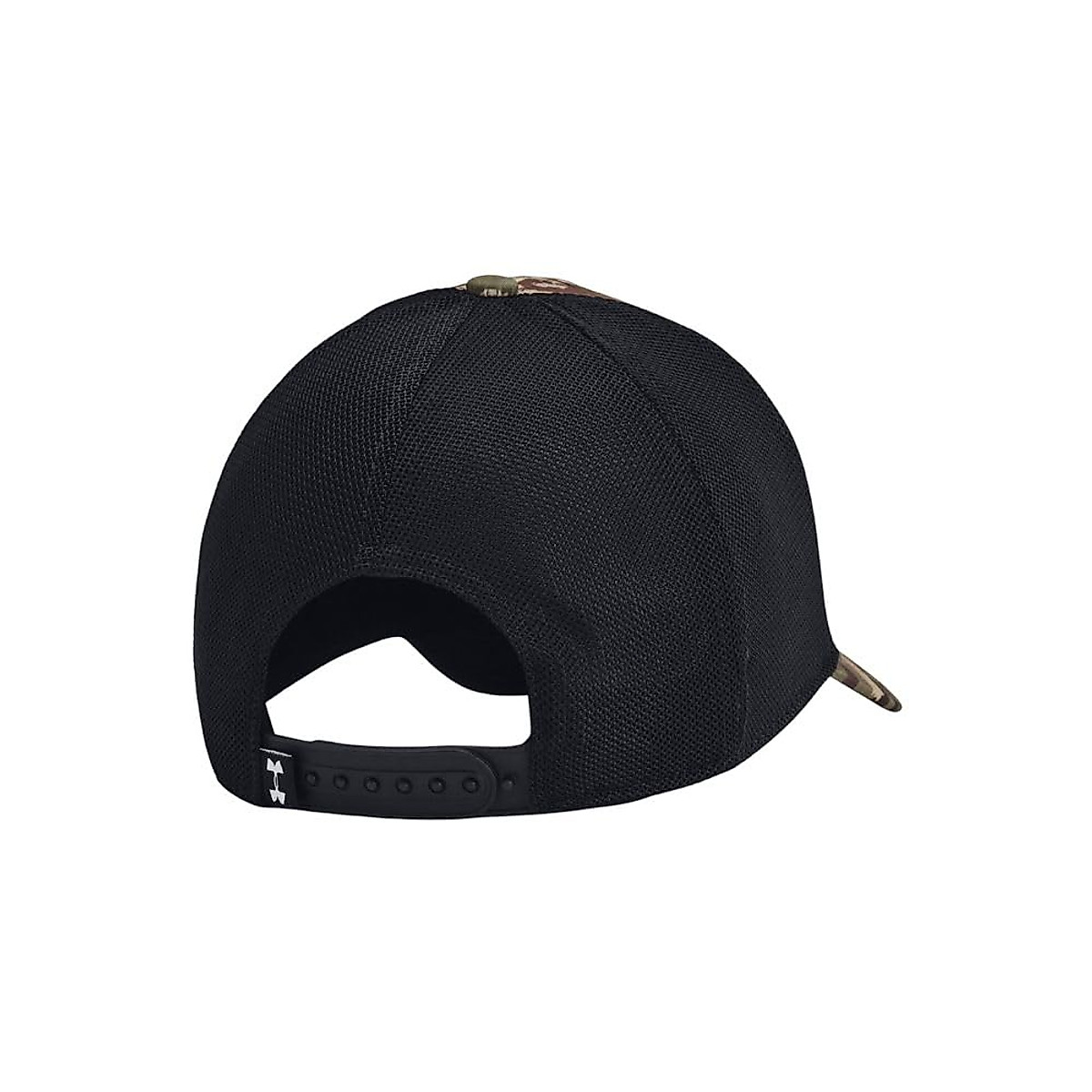 Under Armour Men's Outdoor Antler Trucker Hat, (988) UA Forest 2.0 Camo/Black/Black, One Size Fits Most