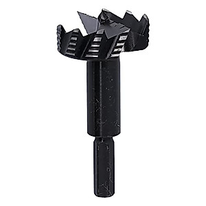 Famag Bormax 3/4 inch Forstner Bit Imperial, Outside Rim Saw Teeth, Hex Shank, Cooling Fins, Twisted Center Point, German Alloy Steel (3/4")