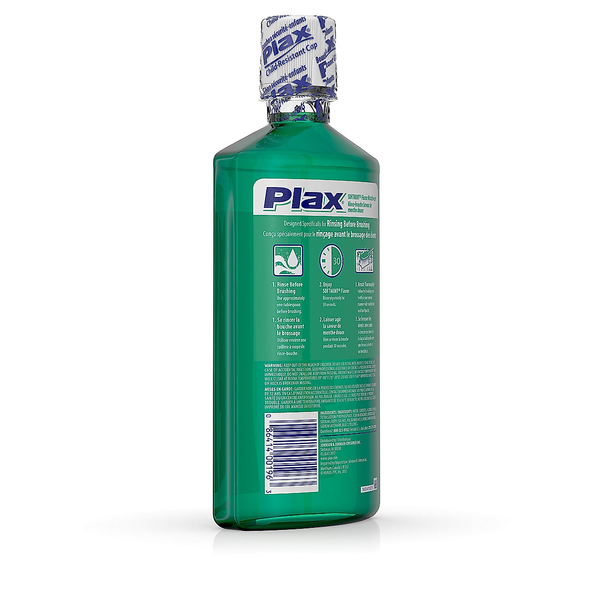 Plax Advanced PreBrushing Dental Rinse, Soft Mint, 24 Ounce