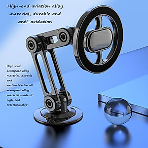 rpuw Mamox Phone Holder, Universal 360°Pro, Mamox Robotic Arm Phone Holder, Mamox Car Phone Holder, Mamox Phone Mount, Mamox Cell Phone Holder (Silver)