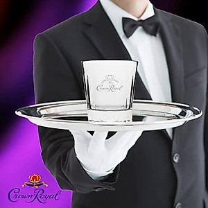 Whiskey Decanter Fathers Day Crown Royal Gifts for Men Set with 2 Drinking Glasses | Whiskey Decanter Set for Men and Women | Compatible