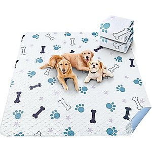 Washable Pee Pads for Dogs, 2 Pack Reusable Puppy Training Pads, Durable and Absorbent Whelping Pads, Waterproof Pet Training Pads