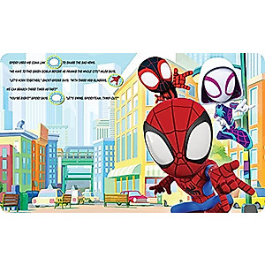 Marvel Spider-man - Spidey and His Amazing Friends - Go-Webs-Go! Interactive Book and 5-Sound Wristband - PI Kids