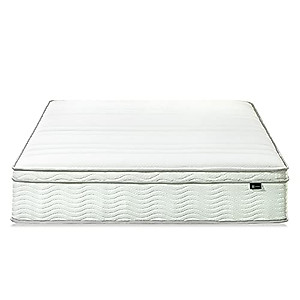 Zinus 12 Inch Foam and SpringMattress / CertiPUR-US Certified Foams /Mattress-in-a-Box, Queen