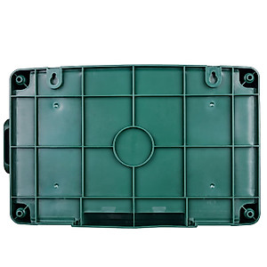 MASTERPLUG Weatherproof Cord Protector Box - Outdoor Waterproof Plastic Box Plug Cover, Durable Extension Cord Holder, Multi Plug Outlet Organizer