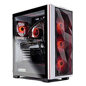 Skytech Gaming Chronos Gaming PC Desktop – AMD Ryzen 7 5800X 3.8 GHz, NVIDIA RTX 4070 Ti, 1TB NVME SSD, 16GB DDR4 RAM 3200, 750W Gold PSU, 360mm AIO, 11AC Wi-Fi, Windows 11 Home 64-bit,White