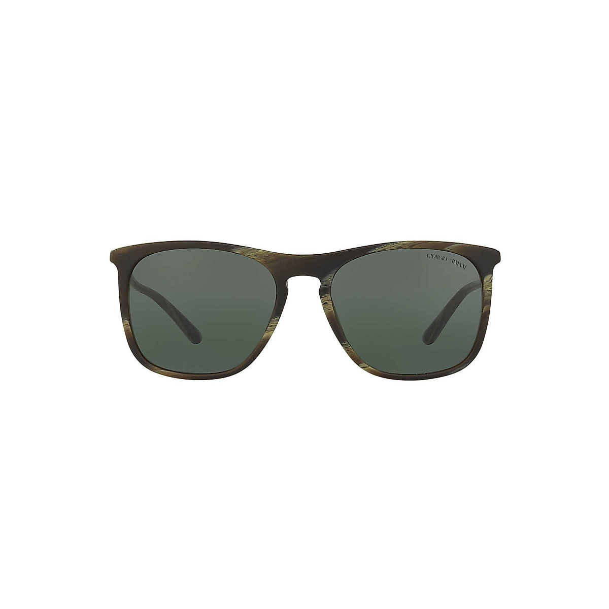 GIORGIO ARMANI AR8076-549671 Sunglasses Striped Green 55mm w/Grey Green Lens