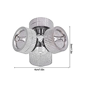 Mothinessto Spray Head 3x4x4cm Irrigation Fitting Garden Nozzle Spray Nozzle for Agricultural Irrigation
