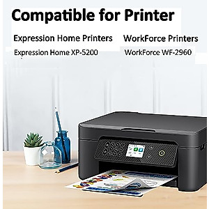 222XL Remanufactured Ink Cartridge Replacement for Epson 222 Ink Cartridges 222XL for Expression Home XP-5200 Workforce WF-2960 Printer (Black, Cyan, Magenta, Yellow, 4 Pack)