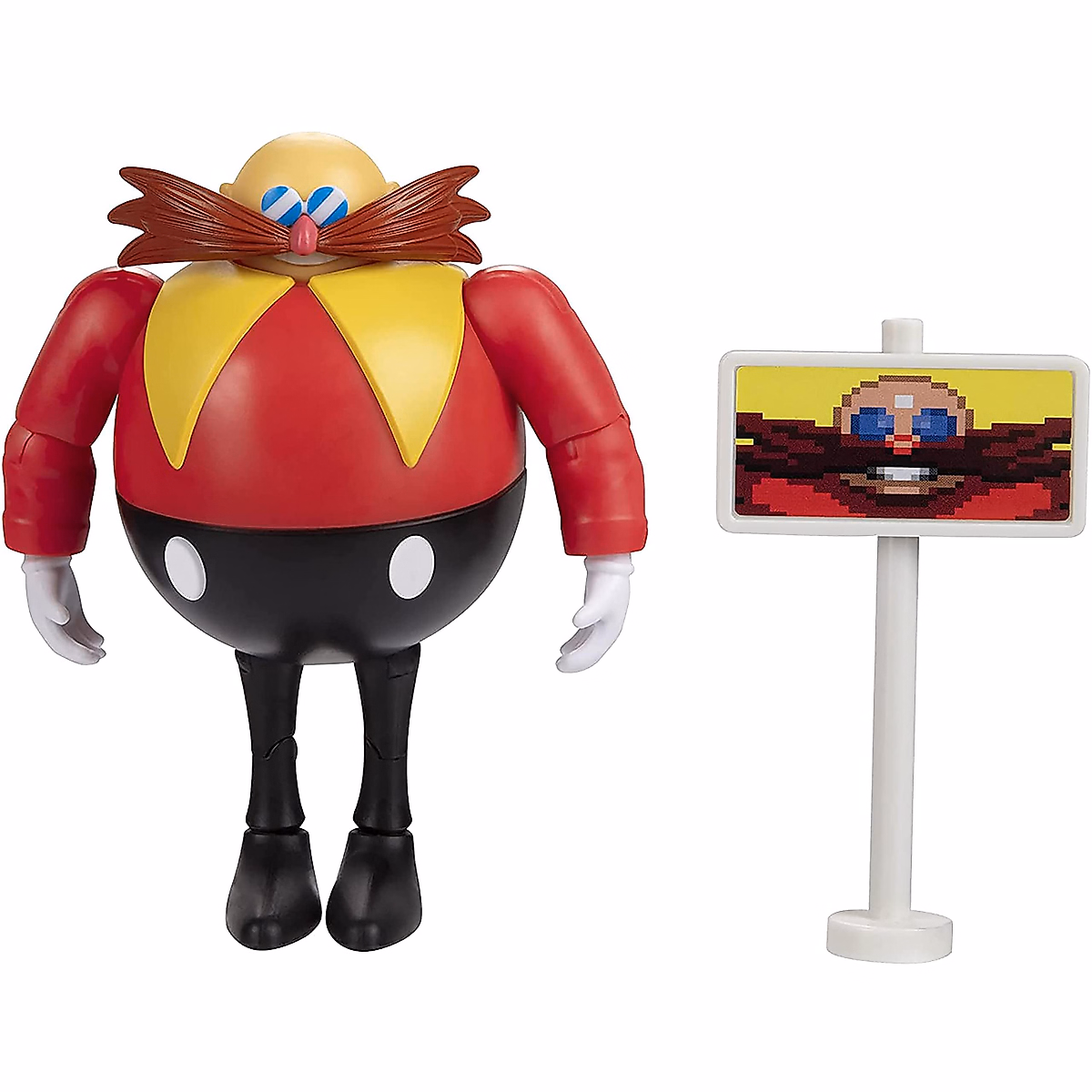 Sonic The Hedgehog 4-Inch Action Figure Classic Eggman with Goal Plate Collectible Toy