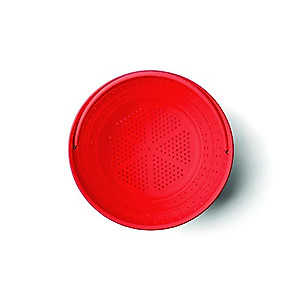 Fox Run Collapsible Silicone Steamer Basket Insert for Instant Pot, 6-Quart, Red