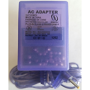 Game Boy Color AC Power Adapter Clear Purple
