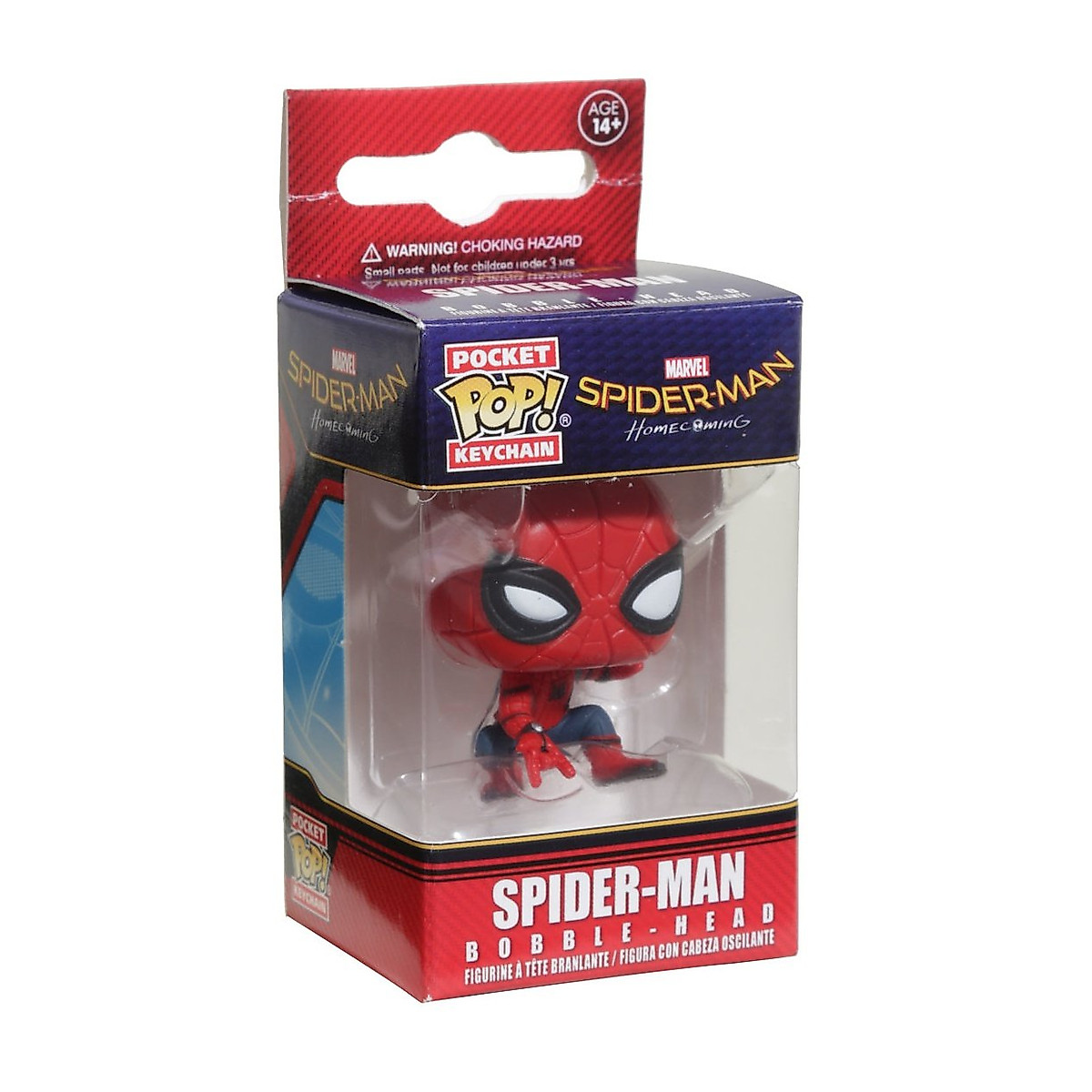 Funko POP Keychain Spider-Man Homecoming Spider-Man New Suit Action Figure