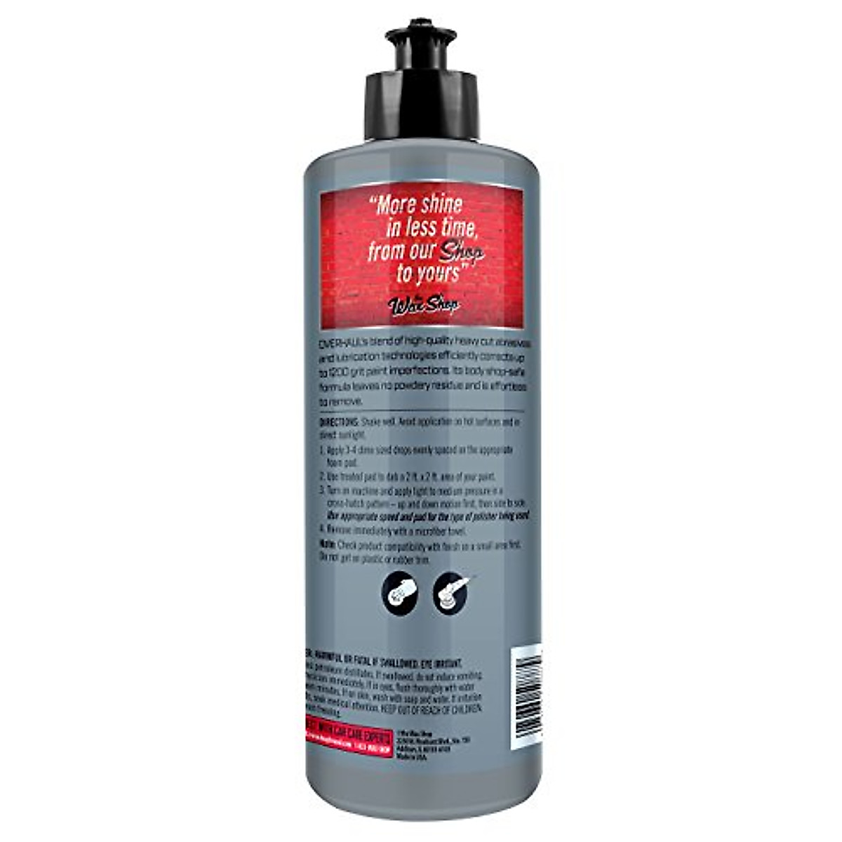 the Wax Shop 50959 16 Ounces Overhaul Heavy Cut Polishing Compound-16oz