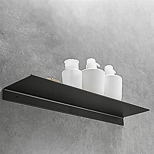 RIIPOO Bathroom Floating Shelf, No-Drill Wall Display Shelf, Storage Organizer Shelf for Bathroom, Living Room, Kitchen