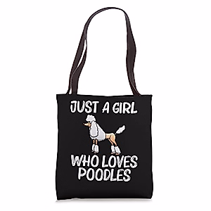 Funny Poodle For Girls Kids Doodle Dog Poodle Lovers Groomer Tote Bag