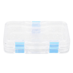 Dioche Denture Case Box, Transparent Denture Box, Membrane Tooth Box Reusable Dental Film Veneer Box with Hole for Clinics Transparent for Travel, Cleaning, Store