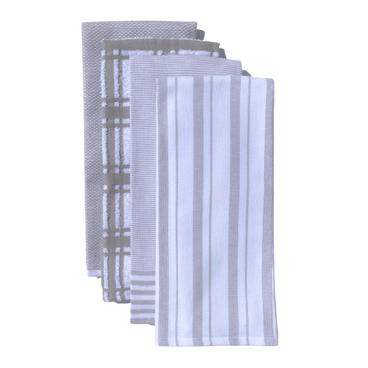 Williams-Sonoma Absorbent Kitchen Terry Towels Multi-Pack, Set of 4 (Drizzle Grey)