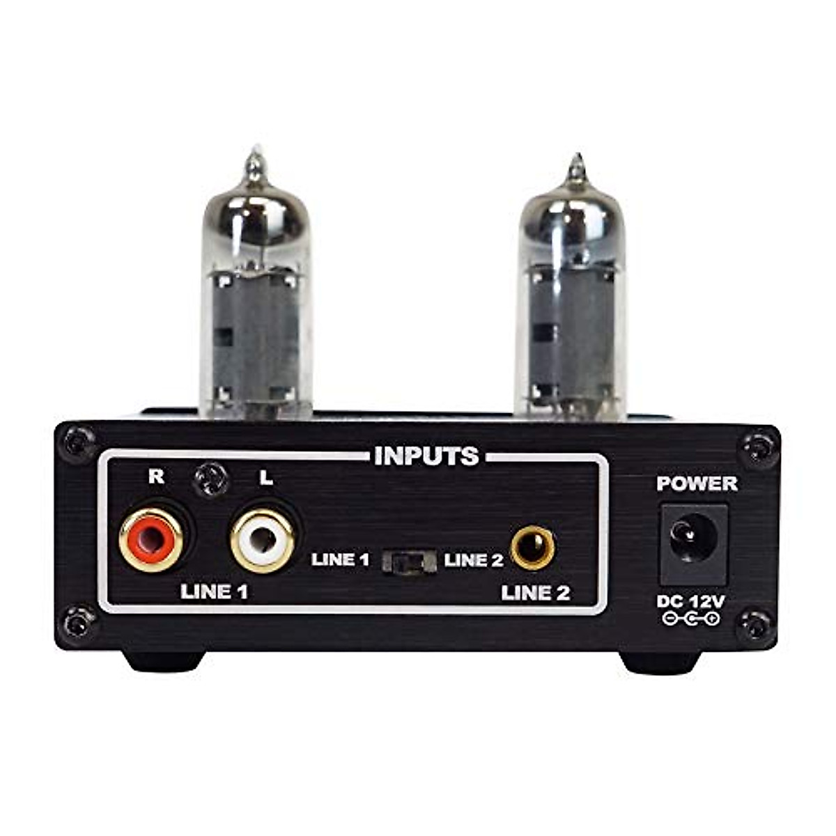 Rockville TubeHead Tube Headphone Amplifier Amp / 6K4 Tubes / 16-300 Ohms/180mW, Black