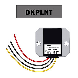 dkplnt 72W 3a 12V to 24V Boost Step Up Converter Voltage Regulator Waterproof for Golf Cart Club Car