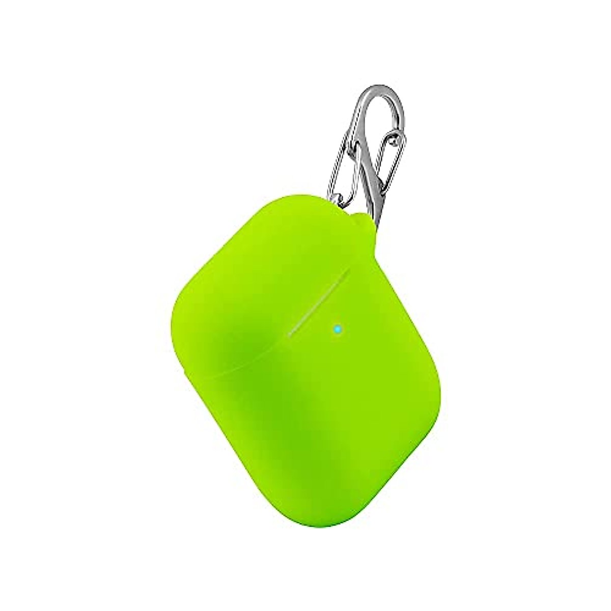 Felony Case – Soft Silicone AirPods Case 2 &1 - Neon Green | Shockproof, 360° Protective Apple Airpods Case Cover with Keychain | Wireless Charging Compatible with Front LED Visible