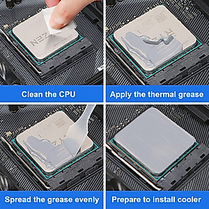 Thermal Paste, Heatsink Paste, Thermal Compound Paste for CPU Coolers GPU IC Processor High Performance CPU Thermal Paste 3g