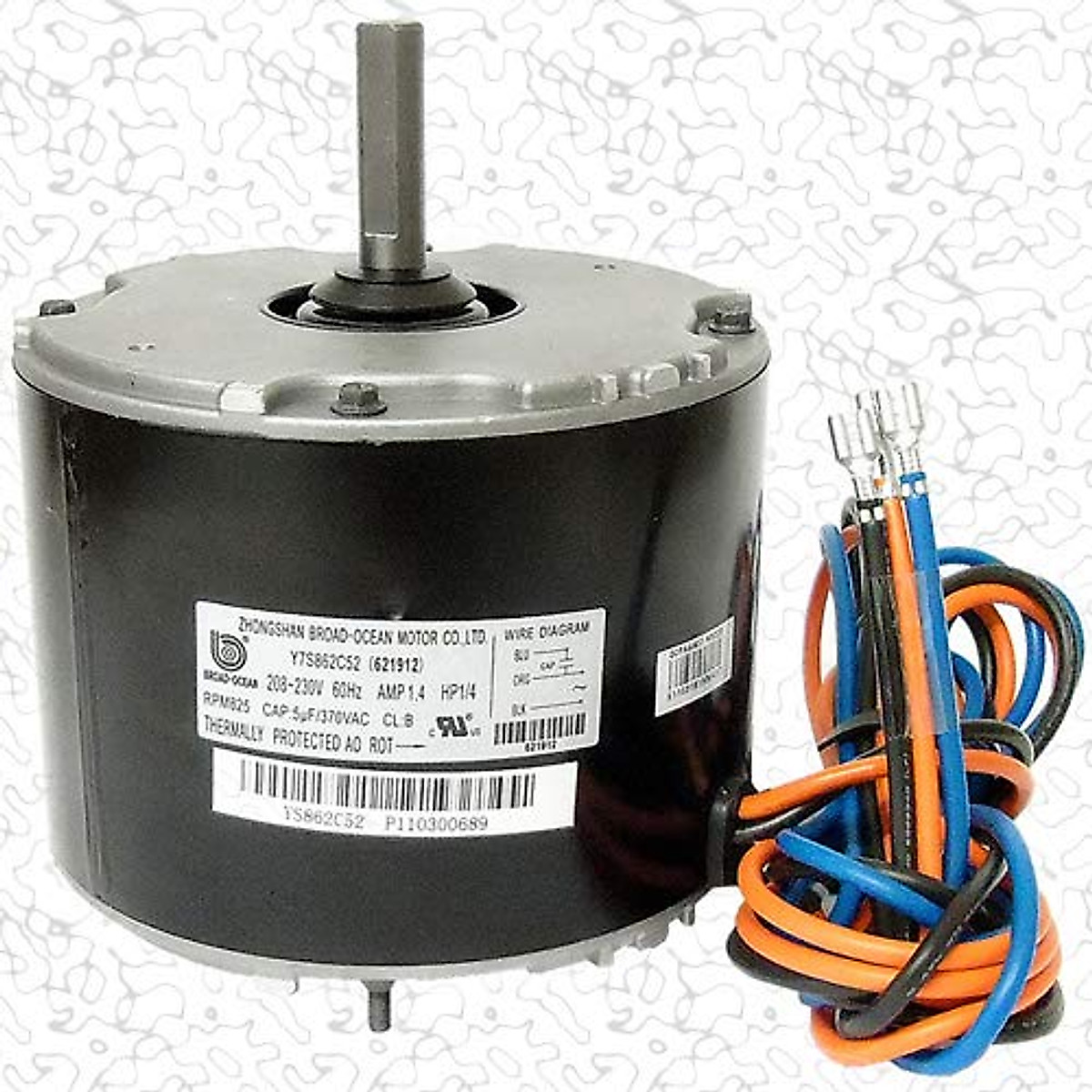 621912 - OEM Upgraded Replacement for Miller Fan Motor 1/4 HP 230v