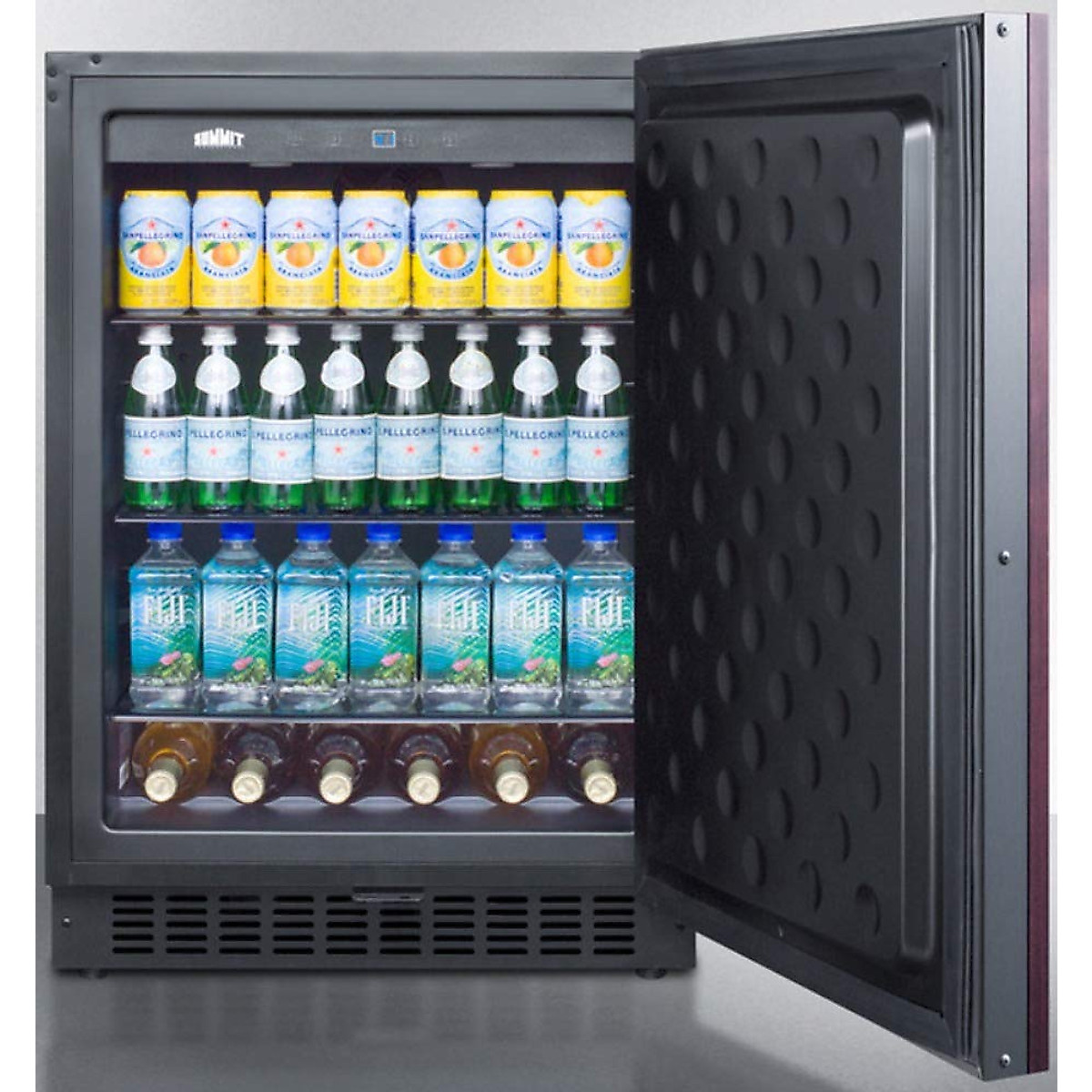 Summit FF64BIF Wine and Beverages Refrigerator, Brown