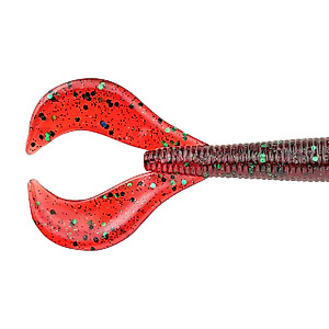 Berkley Powerbait Speed Boss Fishing Soft Bait, Redbug, 6 3/4"