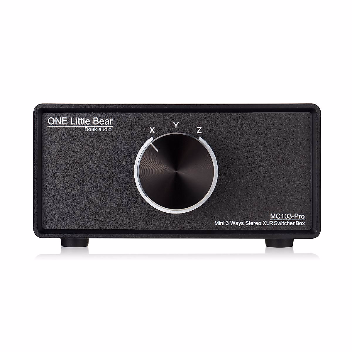 Nobsound 3-IN-1-OUT XLR Audio Switch ; Balanced Audio Converter ; 3-Way Stereo Passive Audio Selector Switcher (MC103 Pro 3-in)