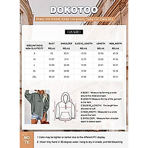Dokotoo Casual Loose Long Sleeve Hoodies for Women Fashion Solid Button Down Batwing Sleeve Hooded Sweatshirt Khaki Large