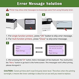 071 CRG 071 CRG-071 Compatible Toner Cartridge Standard Capacity 1200 Pages Black for Canon ImageCLASS LBP120 LBP121 LBP122 LBP122dw MF270 MF272 MF272dw MF273 MF273dw MF275 MF275dw Series Printers