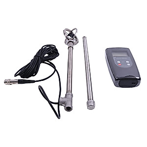 HOJILA Digital Water Flowmeter Water Flow Rate Meter FM-100V5 for Open Channels Flow Velocities Measurement, Range 0.01-5.00 m/s…