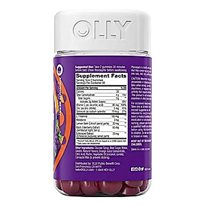 Olly Immunity Sleep Gummy, Melatonin, Elderberry, Echinacea, Zinc and Vitamin C, Sleep Aid (80 Gummies)