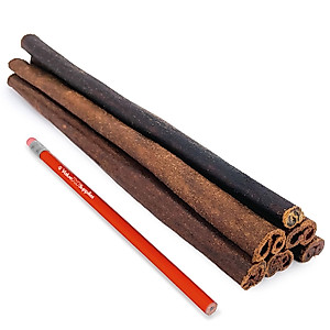 ValueBull Collagen Sticks, Beef Dog Chews, Thick 12 Inch, 50 Count Bulk Pack - Natural & Safe, Single Ingredient, Long Lasting, Healthy for HIPS, Joints, Skin & Coat