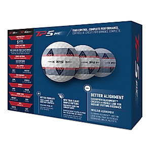 TaylorMade 2021 TP5 Pix USA Golf Balls