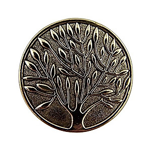 Silver Tone Tree of Life Inspirational Serenity Prayer Token, 1 1/4 Inch