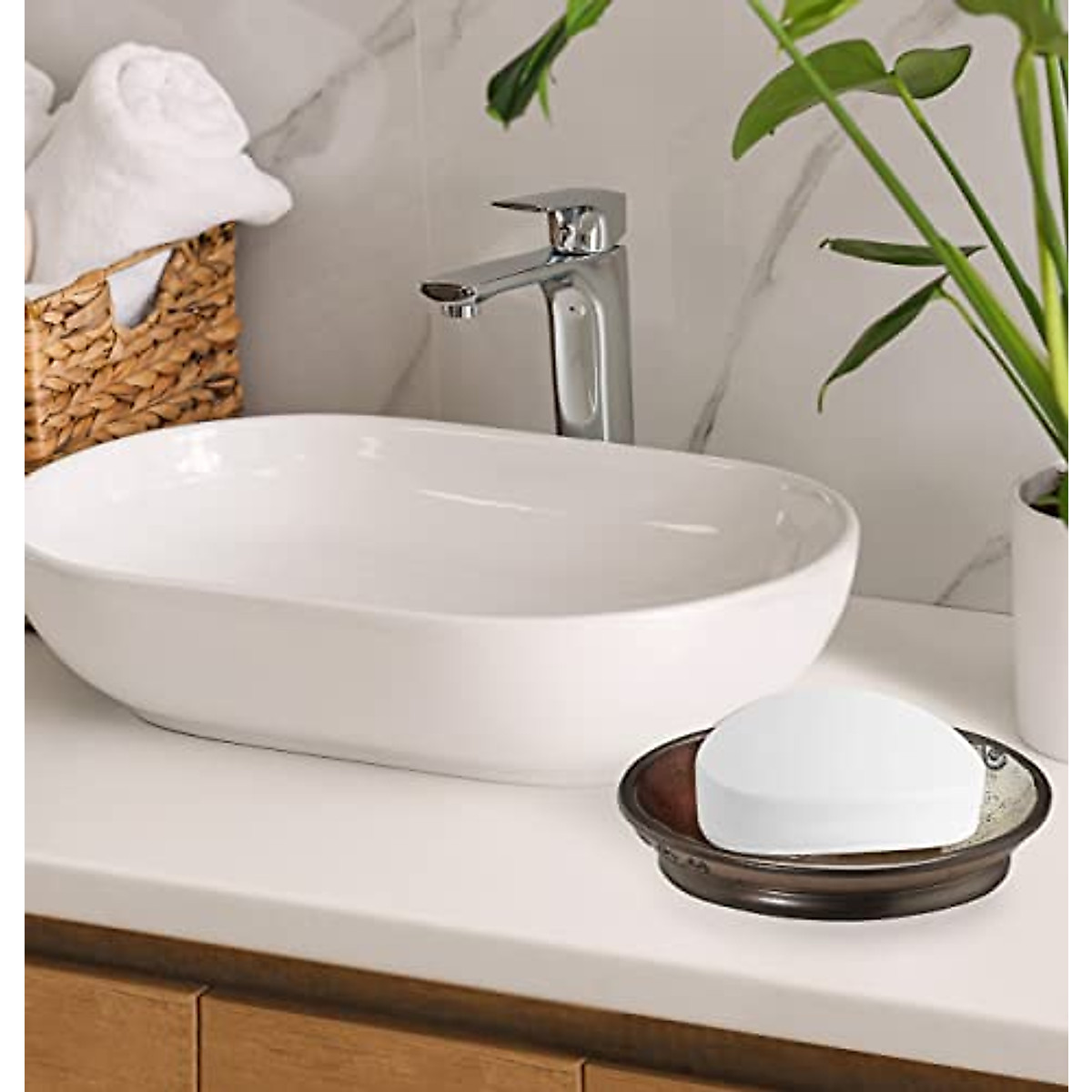 Popular Bath Soap Dish, Miramar Collection, Multicolor