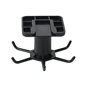 plenday 2 Pack 360° Utensil Holder Hanger Hook with 6 Rotatable Claws top and Wall Mounted Kitchen Cooker Hook