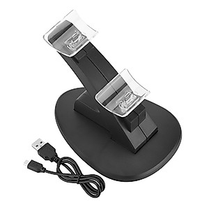 for Switch Pro Controller Charger, LED Indicator Dual USB Charging Charger Docking Station Stand for Switch Pro