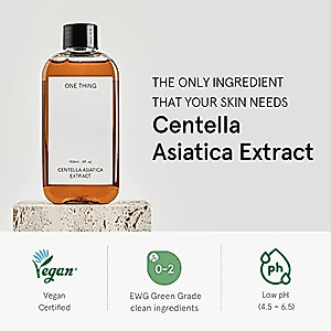 ONE THING Centella Asiatica Extract CICA Toner 5.07 Fl Oz | Hydrating and Soothing Facial Daily Toner for Sensitive Oily Acne Prone Dehydrated Skin | Vegan Korean Skin Care