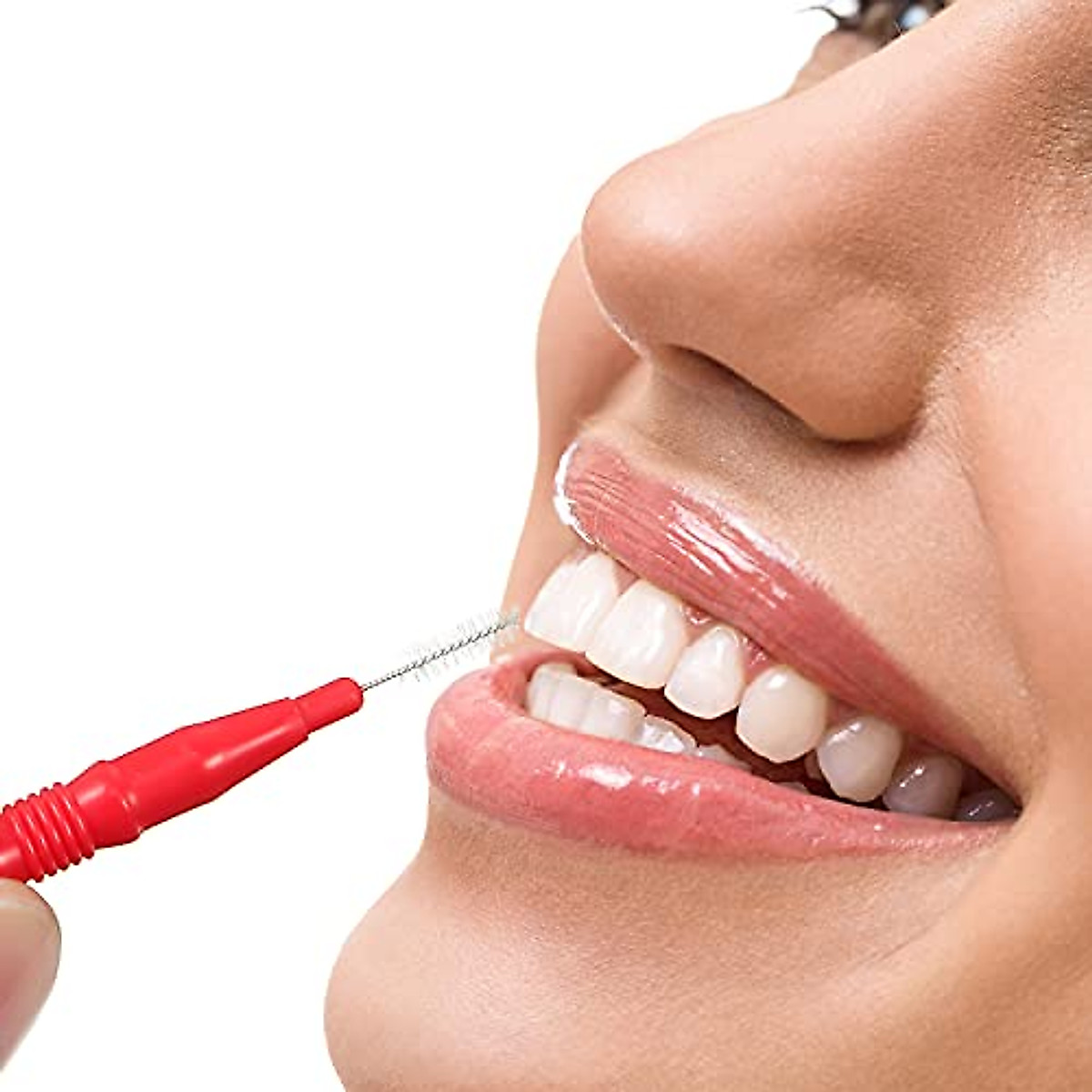 Boao 250 Pcs Flossers Braces Brush Interdental Brush Teeth Soft Dental Picks Tooth Floss Interdental Brush Refill Dental Flosser Toothpick Cleaners Tooth Cleaning Dental Tool