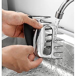 2pcs Turkey Meat Claws for Shredding & Meat Shredder BBQ Tool, Stainless Steel Meat Forks Handler Shredder Claws, for Pulling, Handing, Lifting, Serving Pork, Chicken Brisket, Barbecue, Smoker, Grill