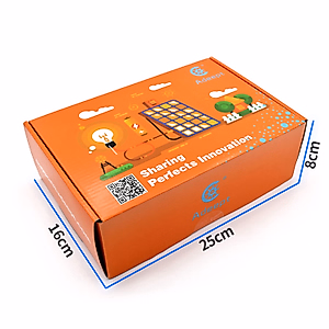 Adeept 4WD Omni-directional Mecanum Wheels Robotic Car Kit Compatible with Raspberry Pi Pico DIY STEM Remote Controlled Educational Robot Kit with LCD1602 Display and Tutorials