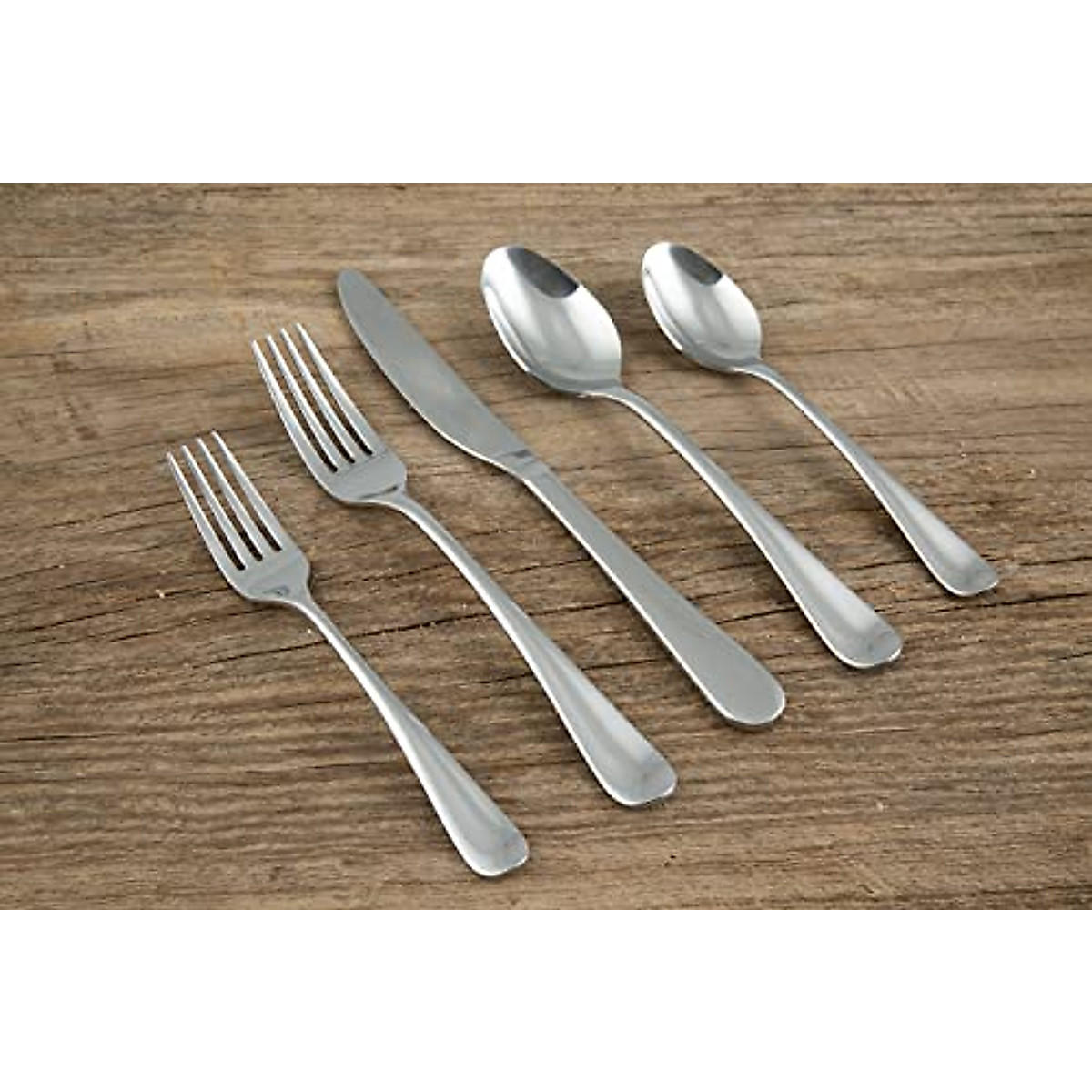 Cambridge Silversmiths Rhiannon Satin 45-Piece Flatware Set