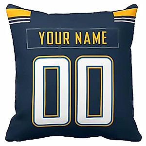 Throw Pillow 2 Packs Custom Any Name and Number for Men Youth Boy Gift